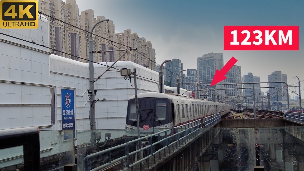 Riding on the Shanghai cross city metro｜ Suzhou New Metro Line 11 - YouTube