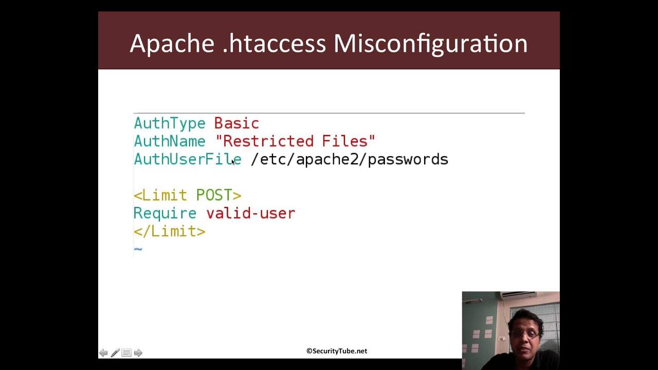 HTTP verb tampering demo - YouTube