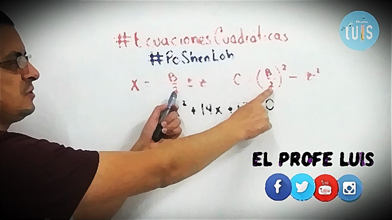 🌟 ECUACIONES CUADRÁTICAS 🌟 por el método de 🐍 PO-SHEN LOH 🐍 [Ejercicios ...