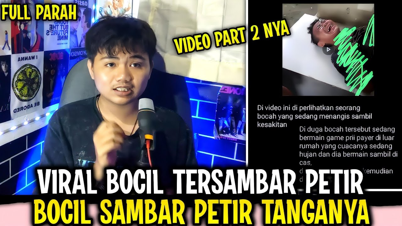 BOCIL TERSAMBAR PETIR SAAT MAIN HP!!! VIRAL BOCIL TERSAMBAR PETIR - YouTube