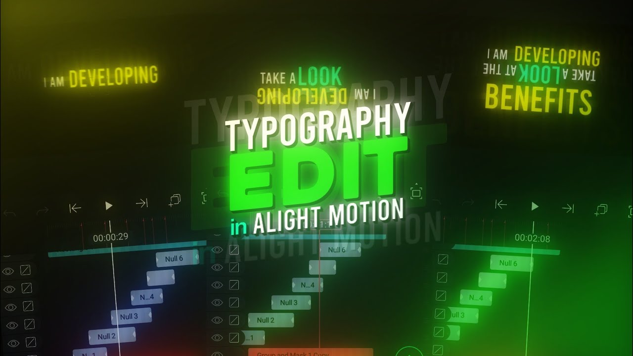 Typography edit Tutorial || Alight Motion #3 - YouTube