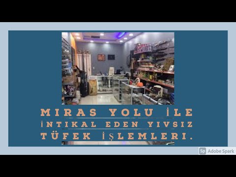 Miras Yolu İle İntikal Eden Yivsiz Tüfek İşlemleri.