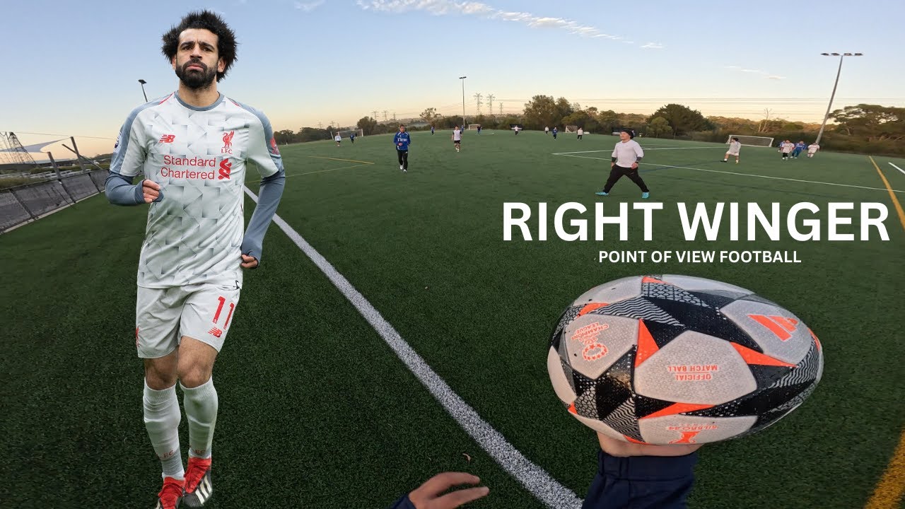 RIGHT WINGER POINT OF VIEW FOOTBALL I POV FOOTBALL - YouTube