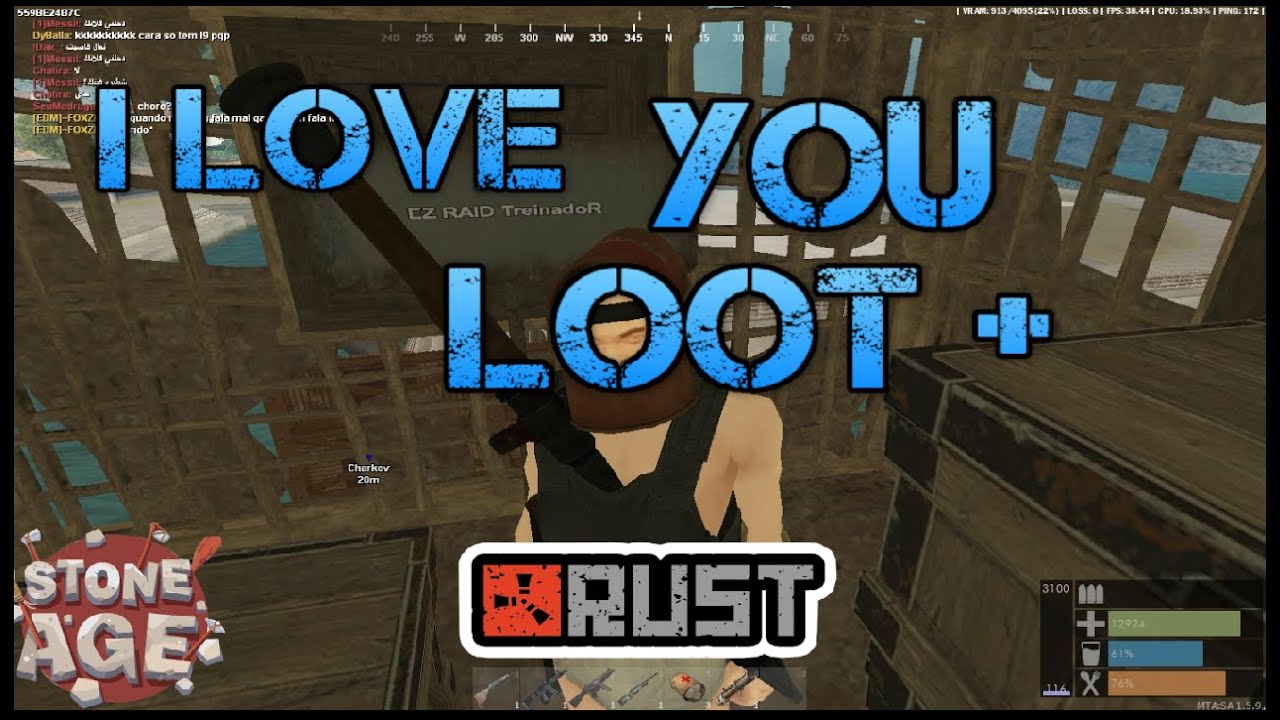 RUST| STONE AGE| MTA 44# I LOVE YOU LOOT + - YouTube