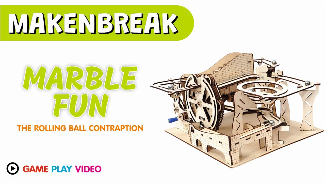 Marble Fun - The Rolling Ball Contraption | STEM TOY | MakenBreak - YouTube