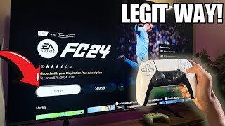 How To Download Ea Sports Fc 24 For Free On Ps5 Playstation Tech Design ...