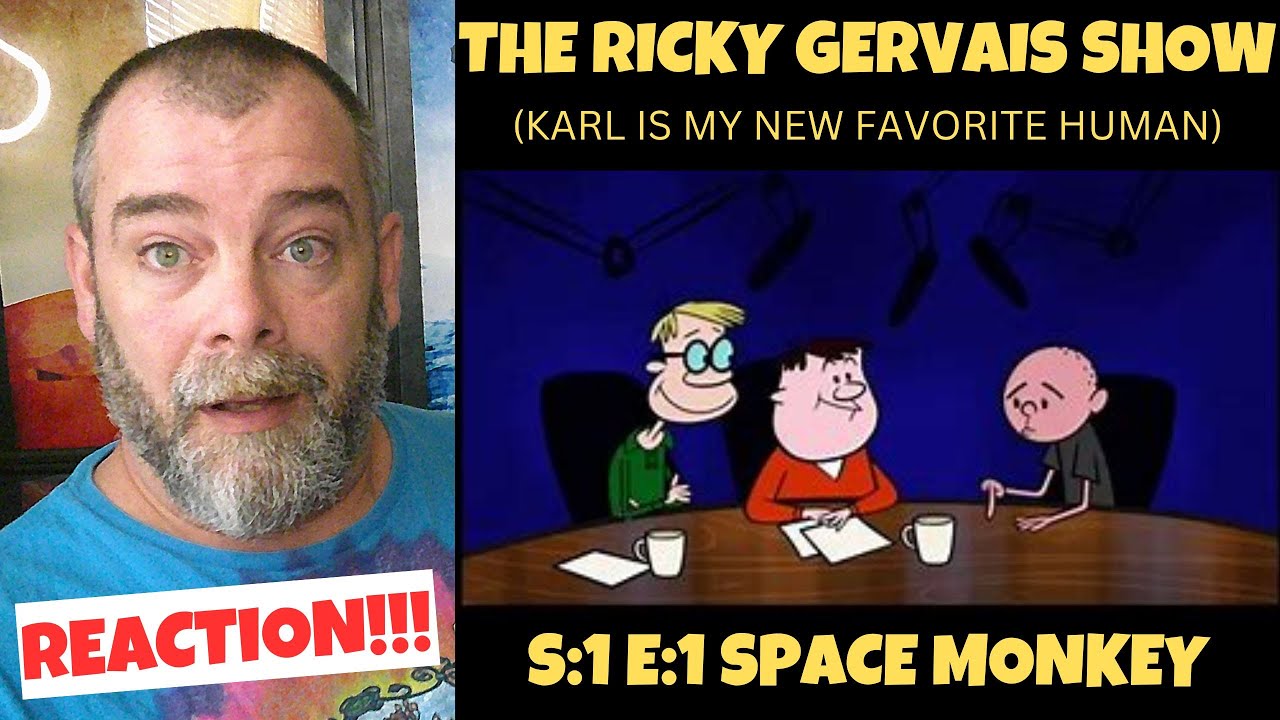The Ricky Gervais Show S:1E:1 Space Monkey REACTION - YouTube