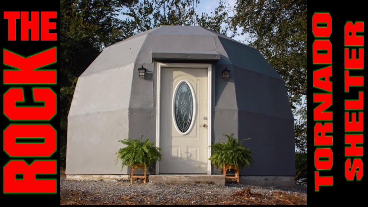 The Rock Shelter, tornado shelter, storm shelter, mini-home - YouTube