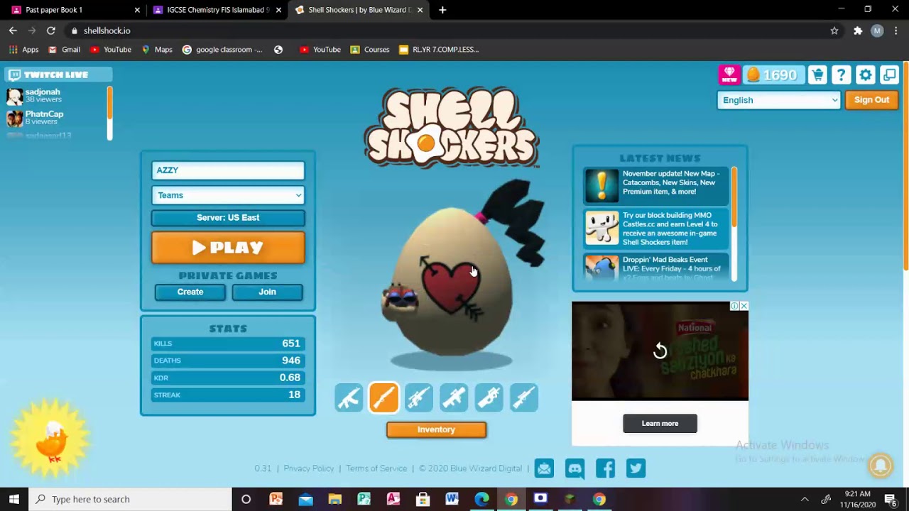 shell shokers.io - YouTube