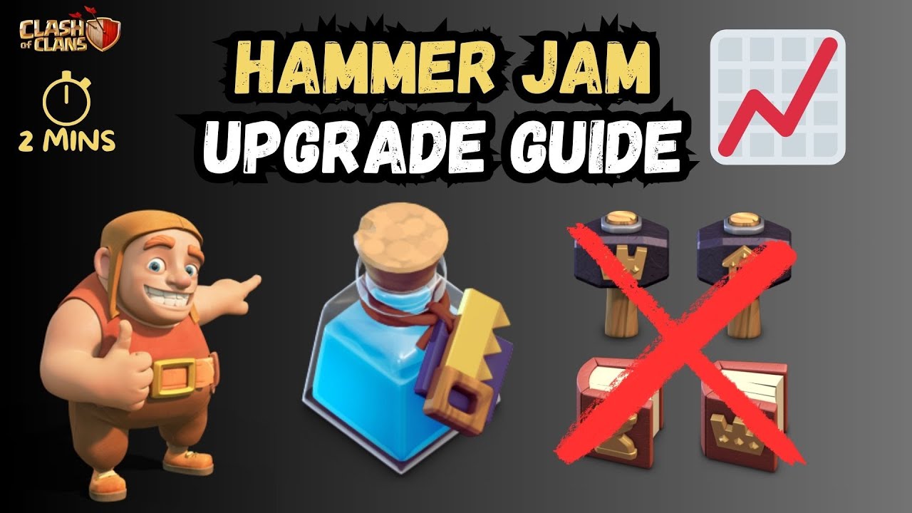 💡 2-Minute HAMMER JAM Guide: Prepare For Town Hall 18 Update | Clash of ...
