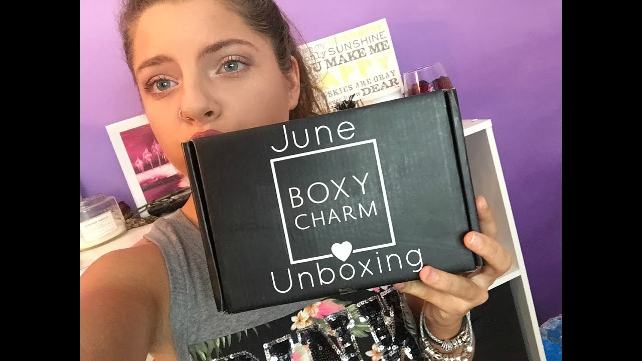 June Boxycharm Unboxing & Review - YouTube