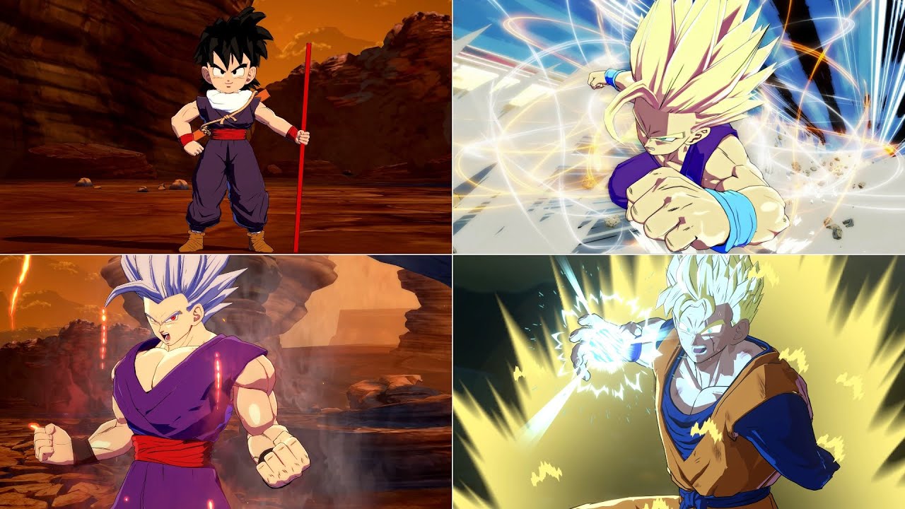 Gohan's Evolution Over The Years - YouTube