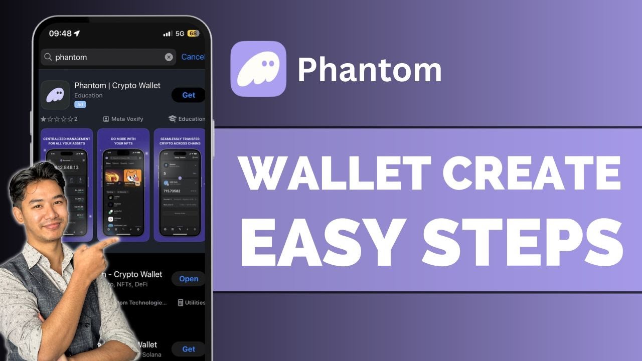 How To Create Phantom Wallet ! - YouTube