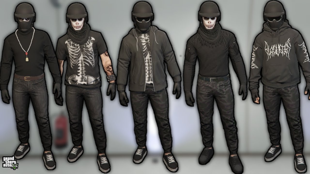 5 BASE OUTFITS *EASY* - GTA 5 ONLINE - YouTube