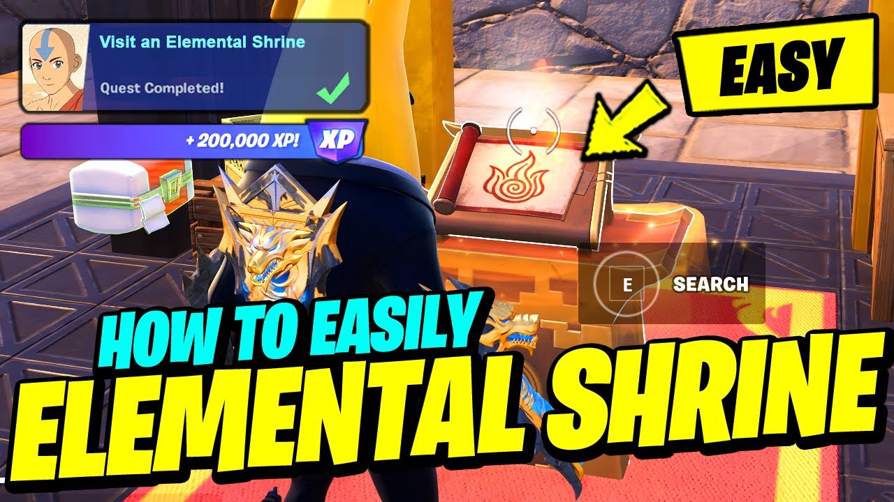 How to EASILY Visit an ELEMENTAL Shrine Locations - Fortnite Avatar ...