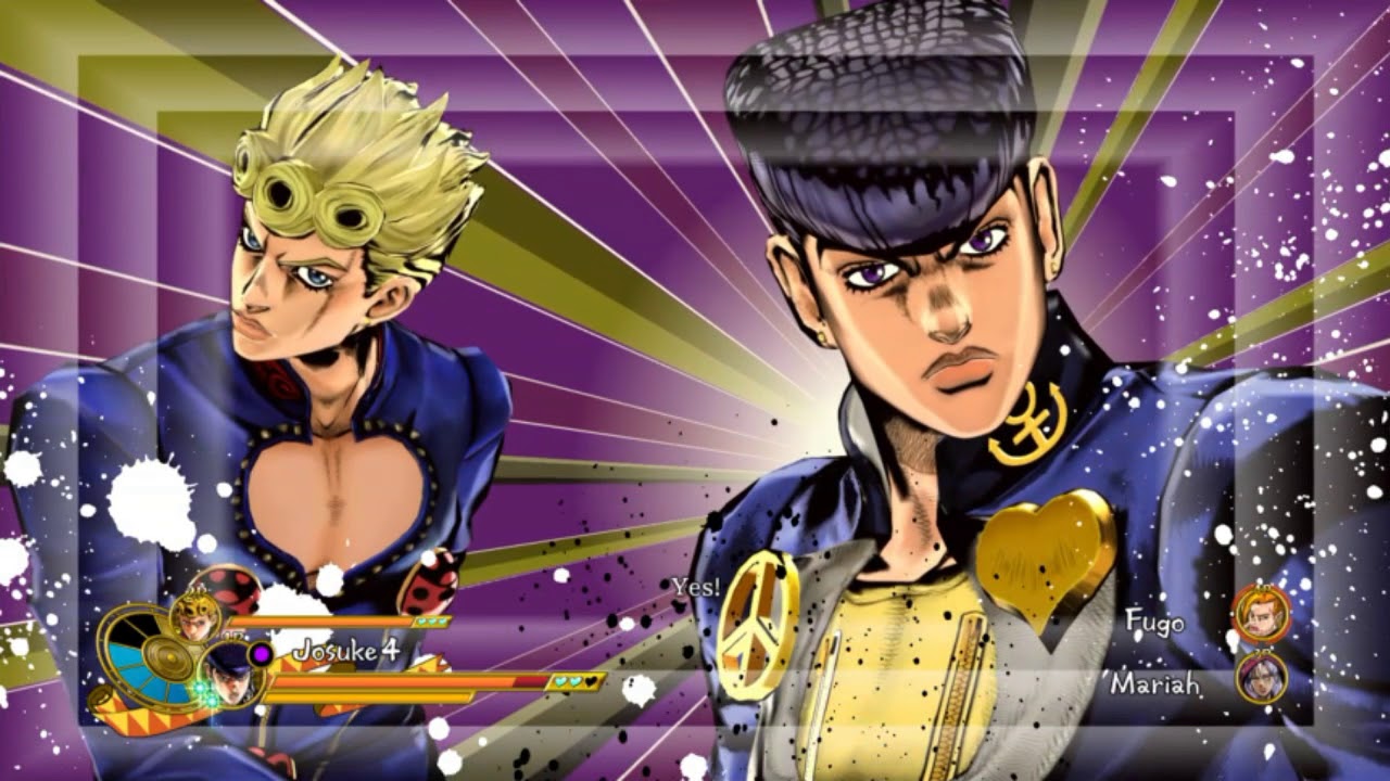 Josuke & Giorno Team up - JoJo's Bizarre Adventure Eyes of Heaven - YouTube