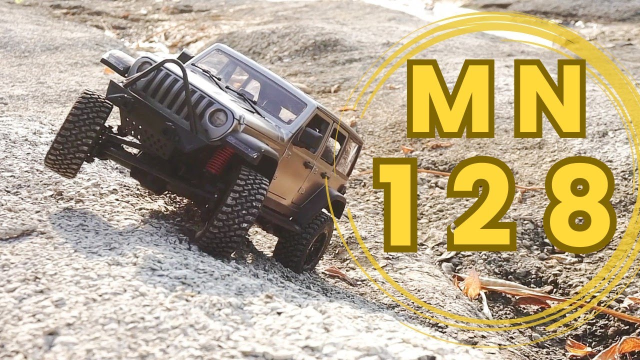 Slow crawler 1/12 Rc car MN-128 Jeep wrangler Rubicon advanture # ...