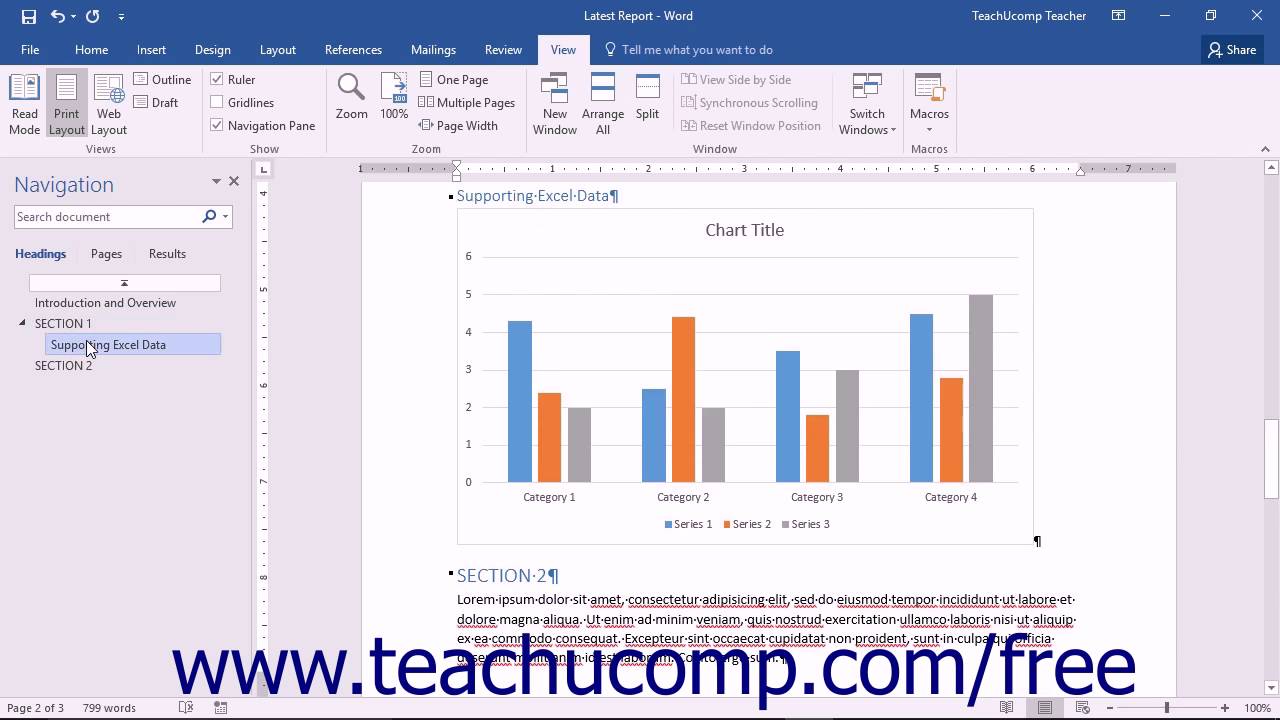 Word 2016 Tutorial Showing Headings In The Navigation Pane Microsoft Word 2016 Tutorial Showing Headings In The Navigation Pane Microsoft