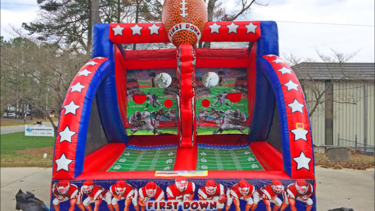 Interactive Playgrounds - First Down Football Toss - YouTube