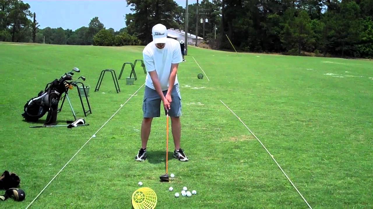 Tips for my golf swing (front) - YouTube
