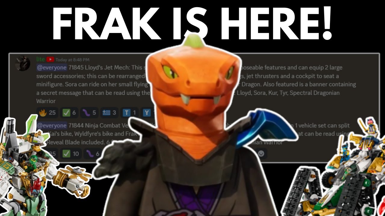 FRAK IS HERE! | Ninjago 2025 Summer Sets Leaked! (NINJAGO 2025) - YouTube