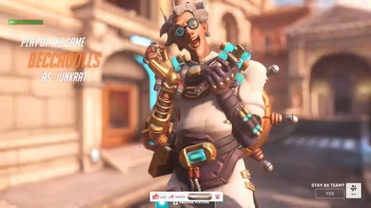 Overwatch 2 Gameplay - Junkrat - PTOG WOW! - YouTube