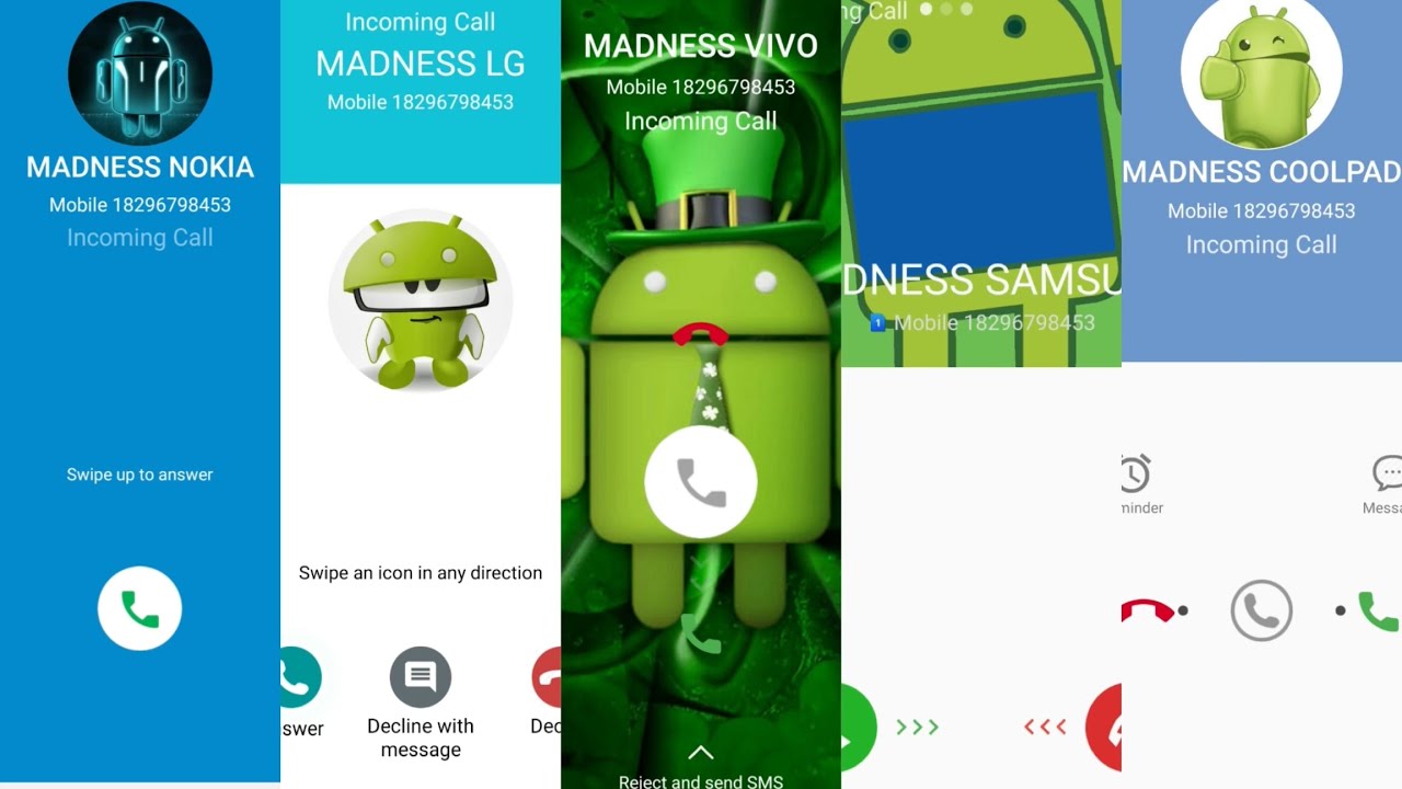 Screen Video Recording Fake Incoming Call / MADNESS CALL / FAKE CALL ...