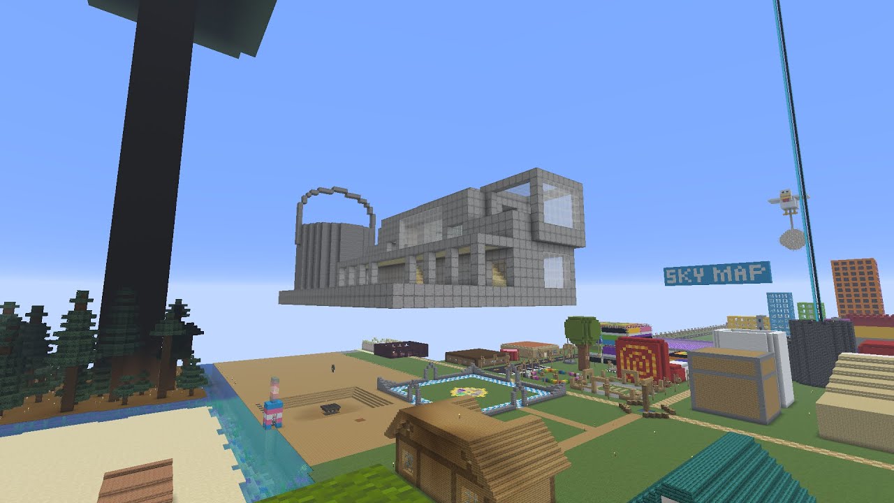 Minecraft - Sky Map - Sky House (380) - YouTube
