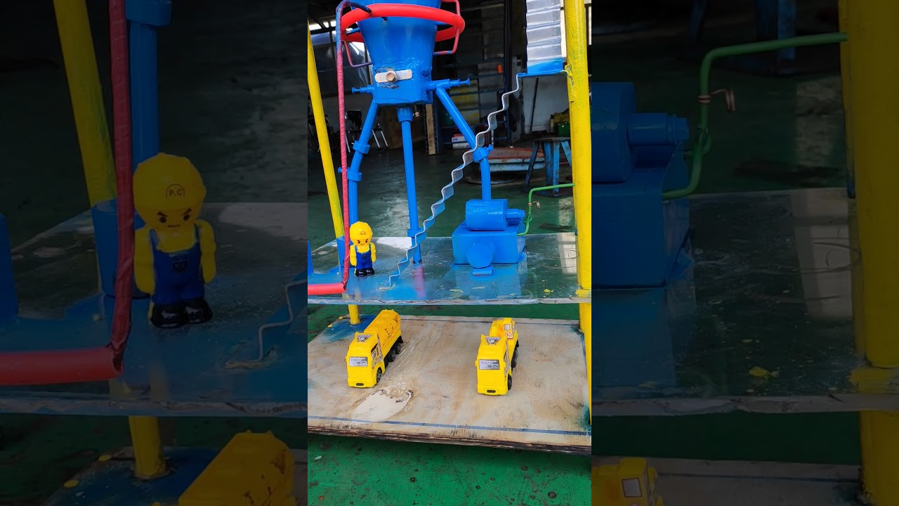 Miniatur Fly Ash silo PLTU Teluk sirih 2 x 112 MW - YouTube