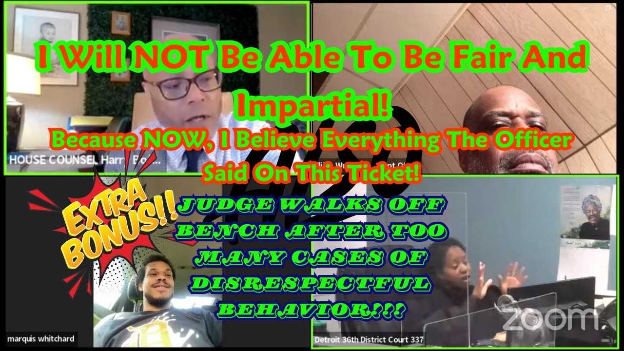 Rude, Disrespectful Courtroom Behavior! Over And Over Again! - YouTube
