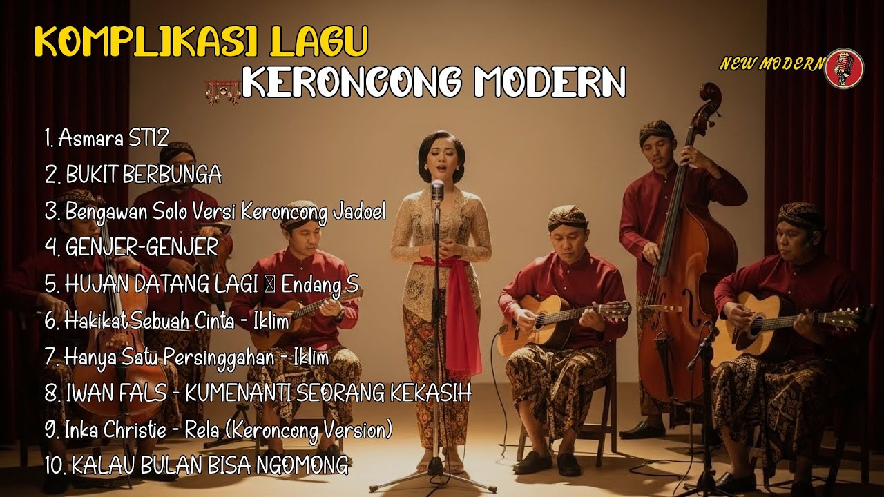 FULL ALBUM KERONCONG MODERN 2025 || NEW NORMAL KERONCONG ASMARA ST12 ...