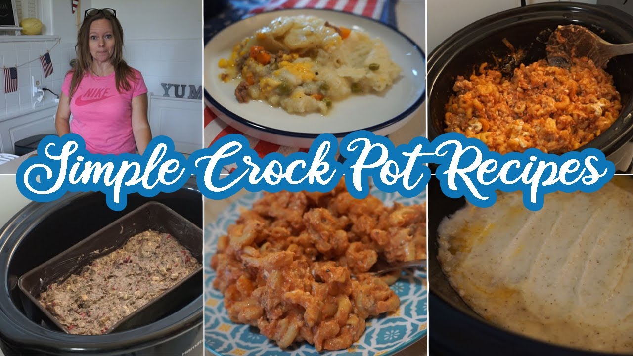 Simple Crock Pot Recipes / Delicious Crock Pot Recipes / Easy Crock Pot ...