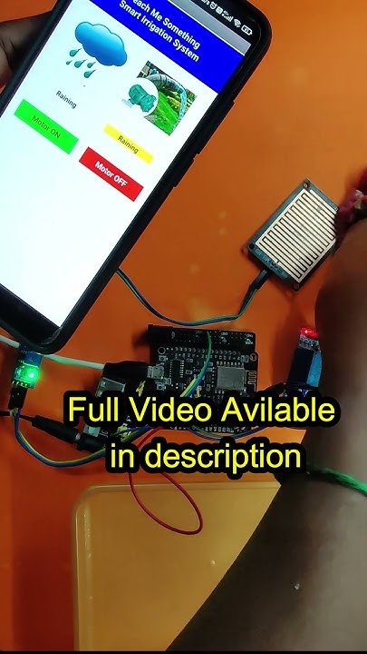 Fire base Rain based pump controller 8266 | MIT App Inventor | IOT Projects | Teach Me Something ...