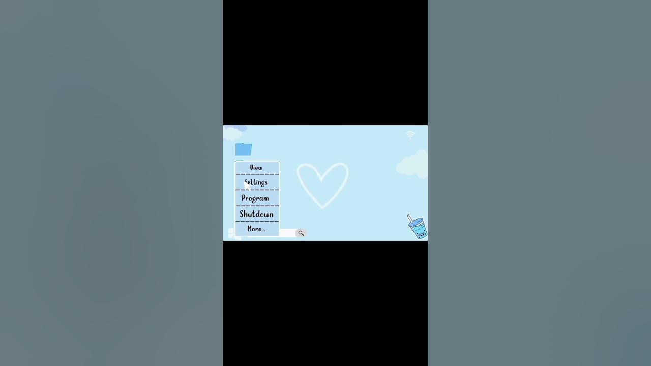Blue computer intro template #aesthetic #introtemplate #nocopyright # ...