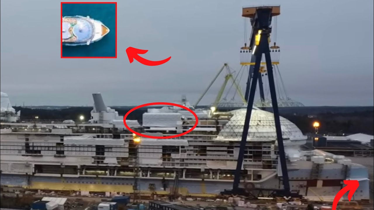 [SPECIAL INSTALLATION] ICON OF THE SEAS Aqua Dome FULL INSTALLATION ...