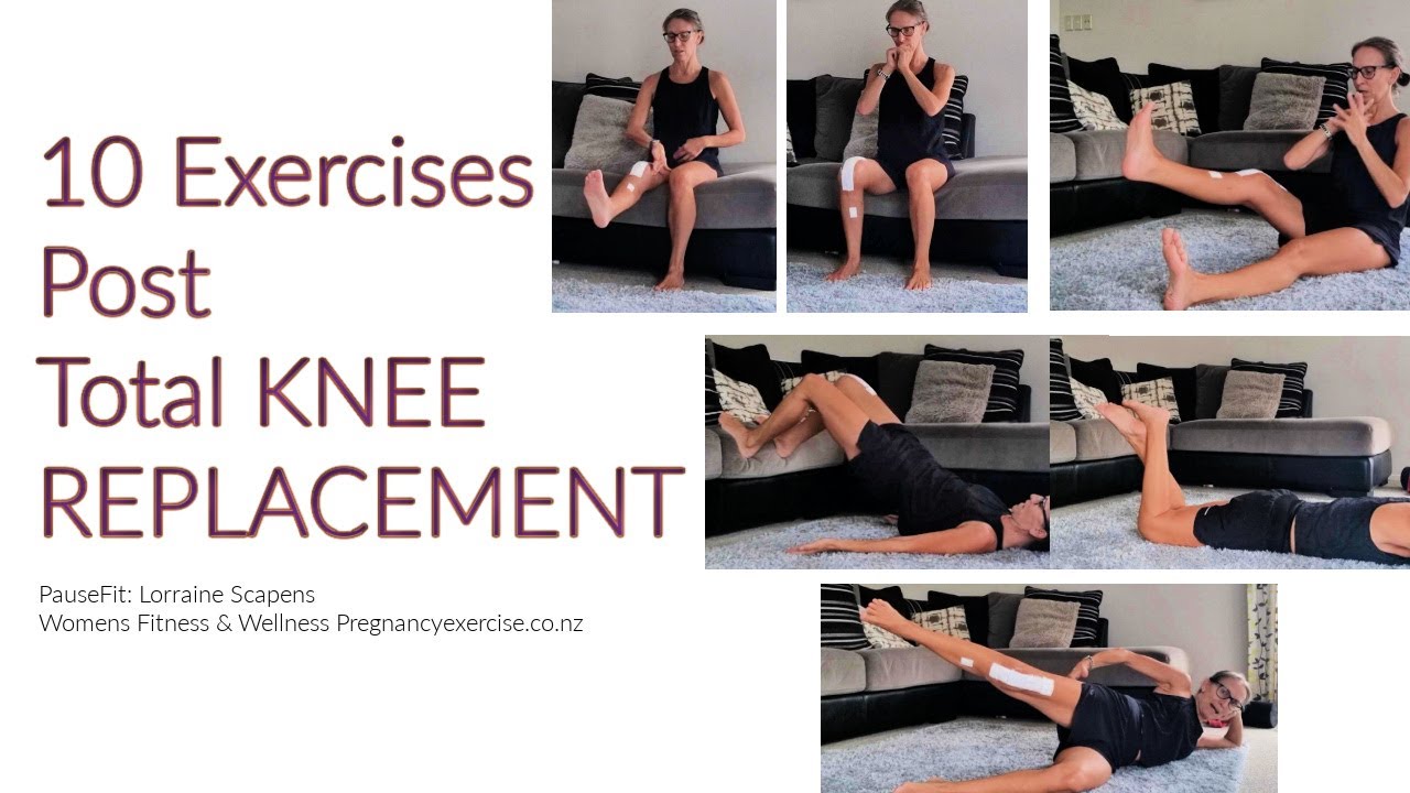 10 Total Knee Replacement Exercises - YouTube