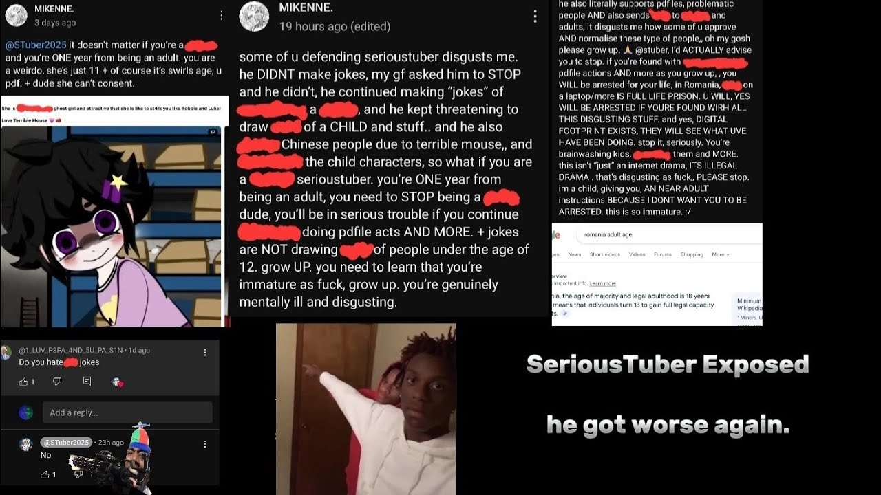 SeriousTuber rant explained #2 (by NS04) [update to STuber's allegations] - YouTube