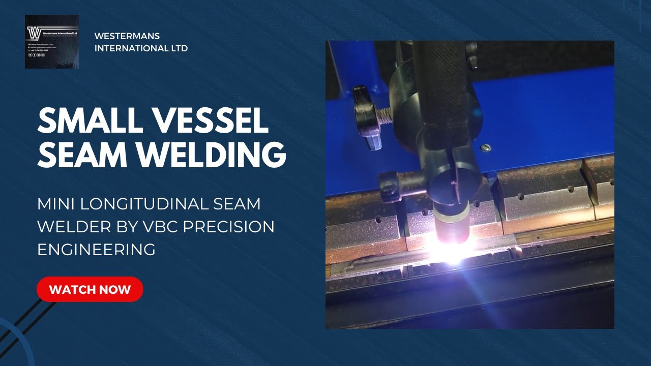 VBC Automated Mini Longitudinal Seam Welder - Last Used for F1 Exhaust ...