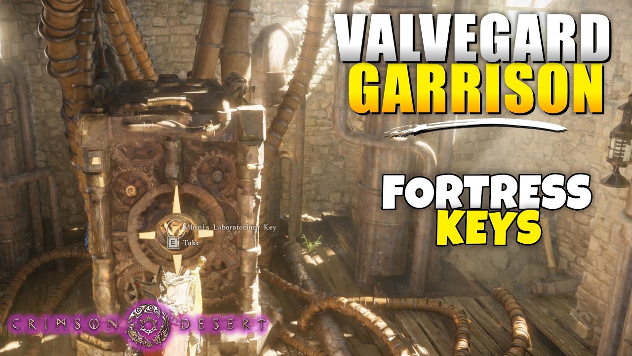 Crimson Desert - Retrieve the key from the Valvegard Garrison (Fortress ...