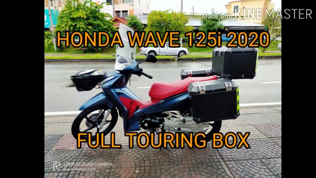 Honda Wave 125i LED 2020 Touring Box เวฟ125iทัวริ่ง ปี๊บ 3ใบโตๆ - YouTube