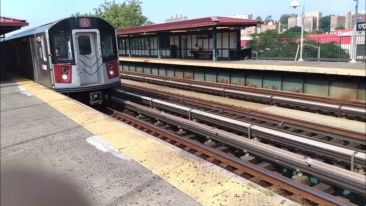 R142A (4) train arrives at 170th Street - YouTube
