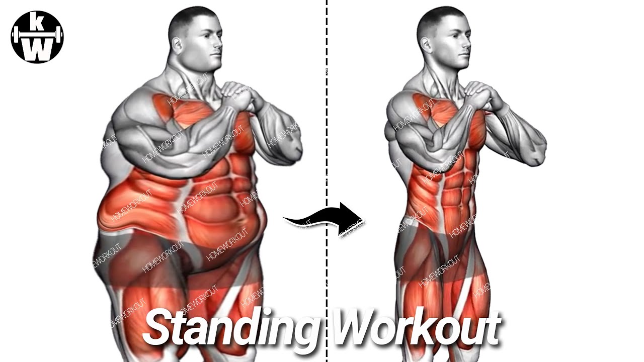 Say Goodbye to Excess Fat with Standing Exercises. - YouTube