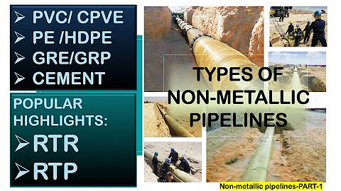 NON METALLIC PIPELINES - YouTube
