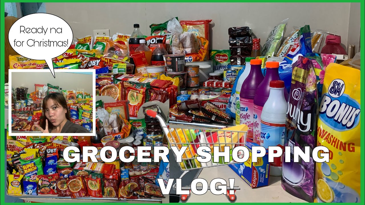 Grocery vlog PH | Grocery shopping for Holidays! | vlogmas 🎄 | Maryjoy ...