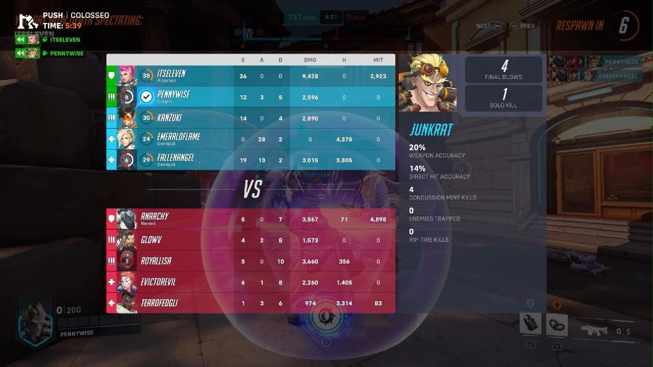 Ow2 Player Goes 36/0 - YouTube