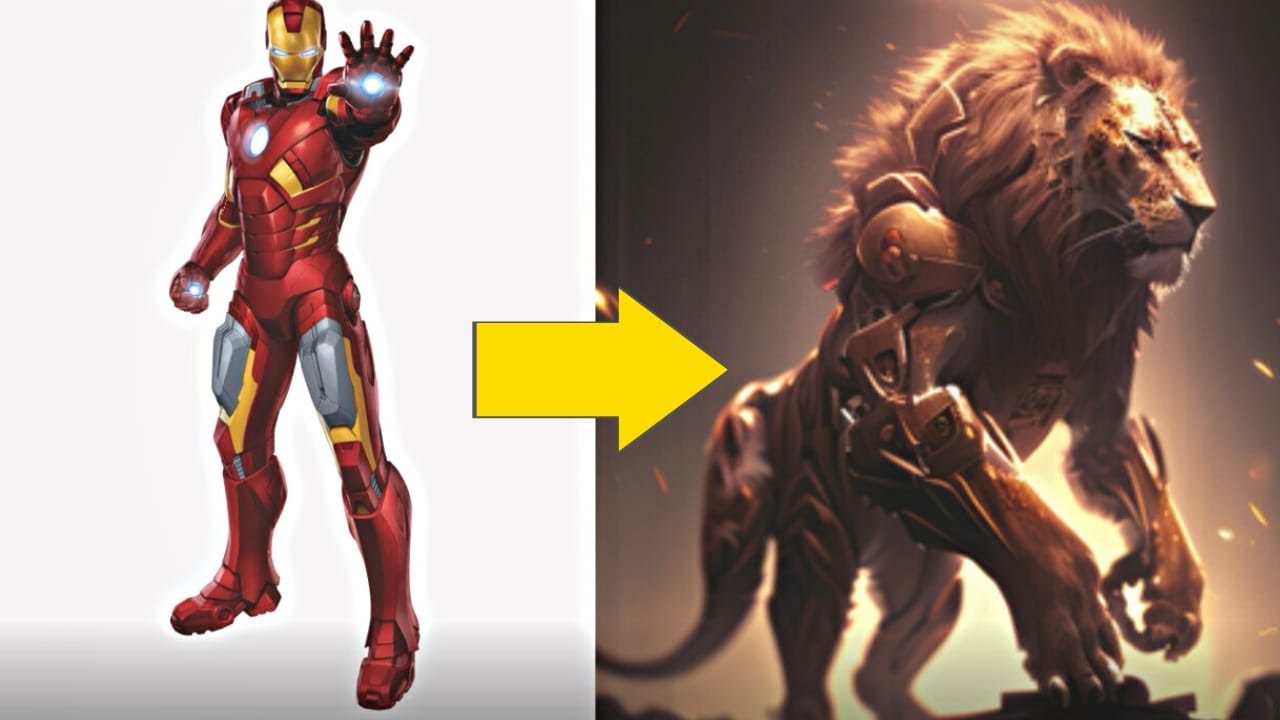 🦁⚡ AVENGERS but LIONS ⚡ all Characters MARVEL DC ⚡ - YouTube
