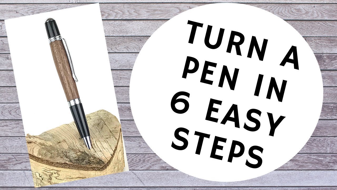 Woodturning Pen Turning in 6 Easy Steps with Frank Perrone - YouTube