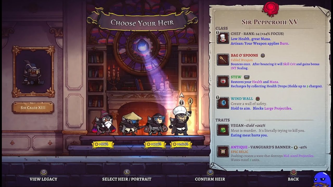 Rogue Legacy 2 Spoon Chef Single Character Run [NG+30] - YouTube