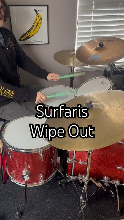 Wipe Out drum intro - YouTube