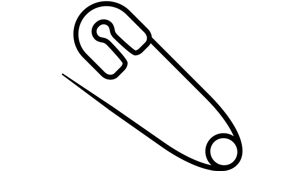 HOW TO DRAW A PIN / EASY AND SIMPLE / LEARNING TO DRAW - YouTube